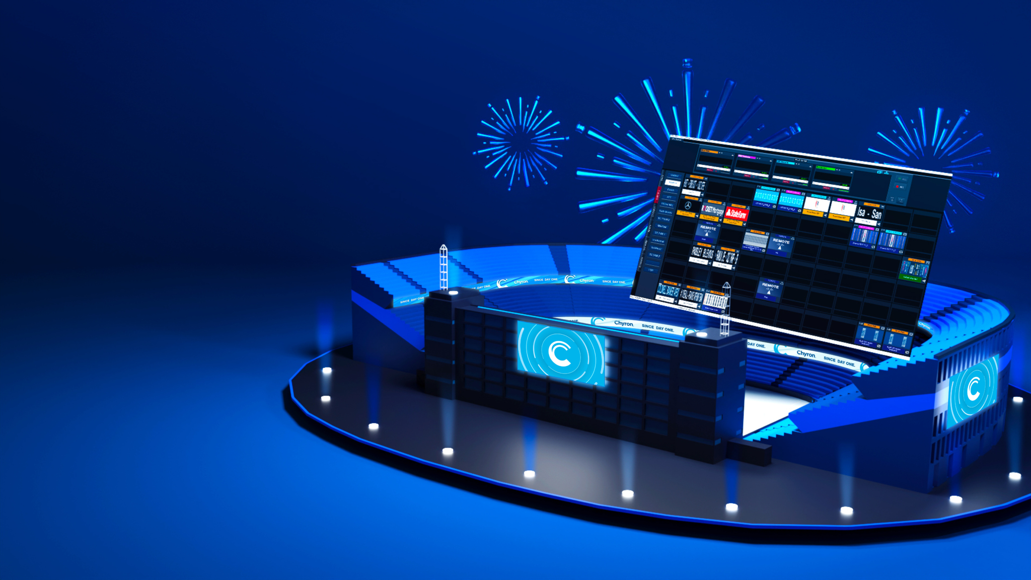 PRIME Click Effects® - Stadium and In-Venue Production - Chyron