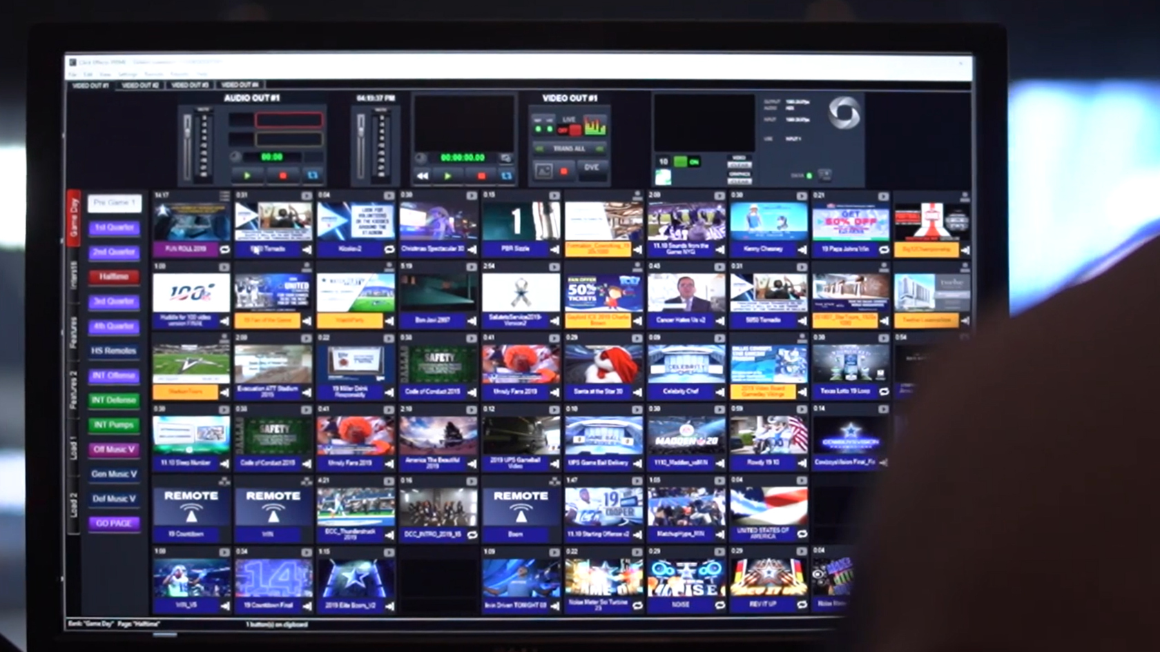 PRIME Click Effects® - Stadium and In-Venue Production - Chyron