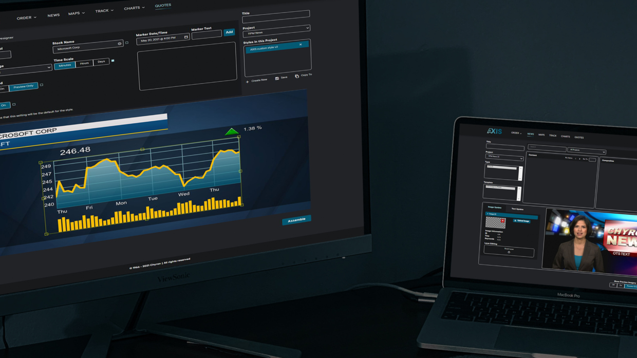 Chyron Enhances AXIS With Optimized UI, Richer Maps Data, and Tighter ...