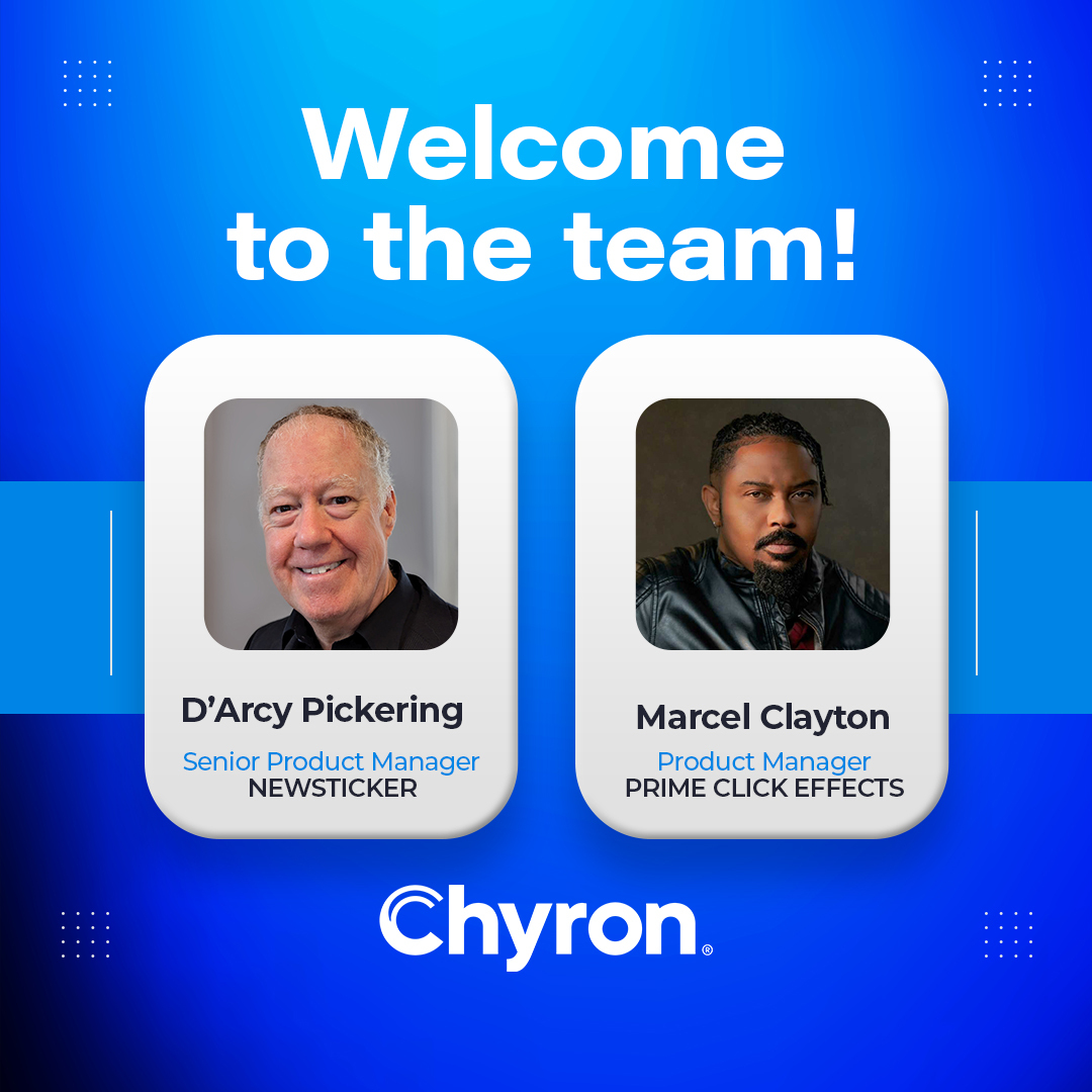 Chyron Augments NewsTicker and Click Effects Product Teams With Key Appointments - Chyron