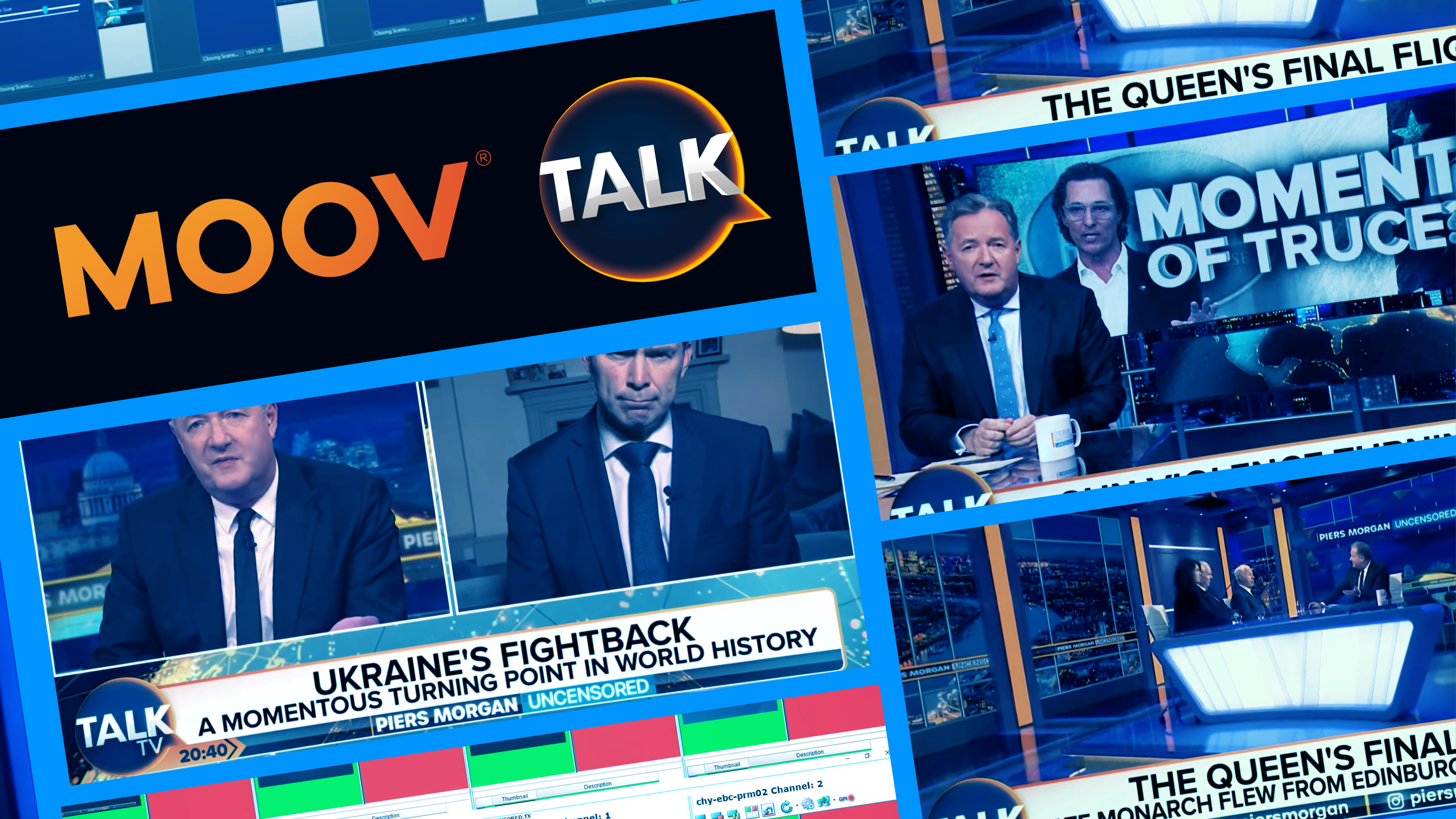 MOOV Implements LIVE Graphics and Video Walls for News UK’s Launch of Talk TV - Chyron