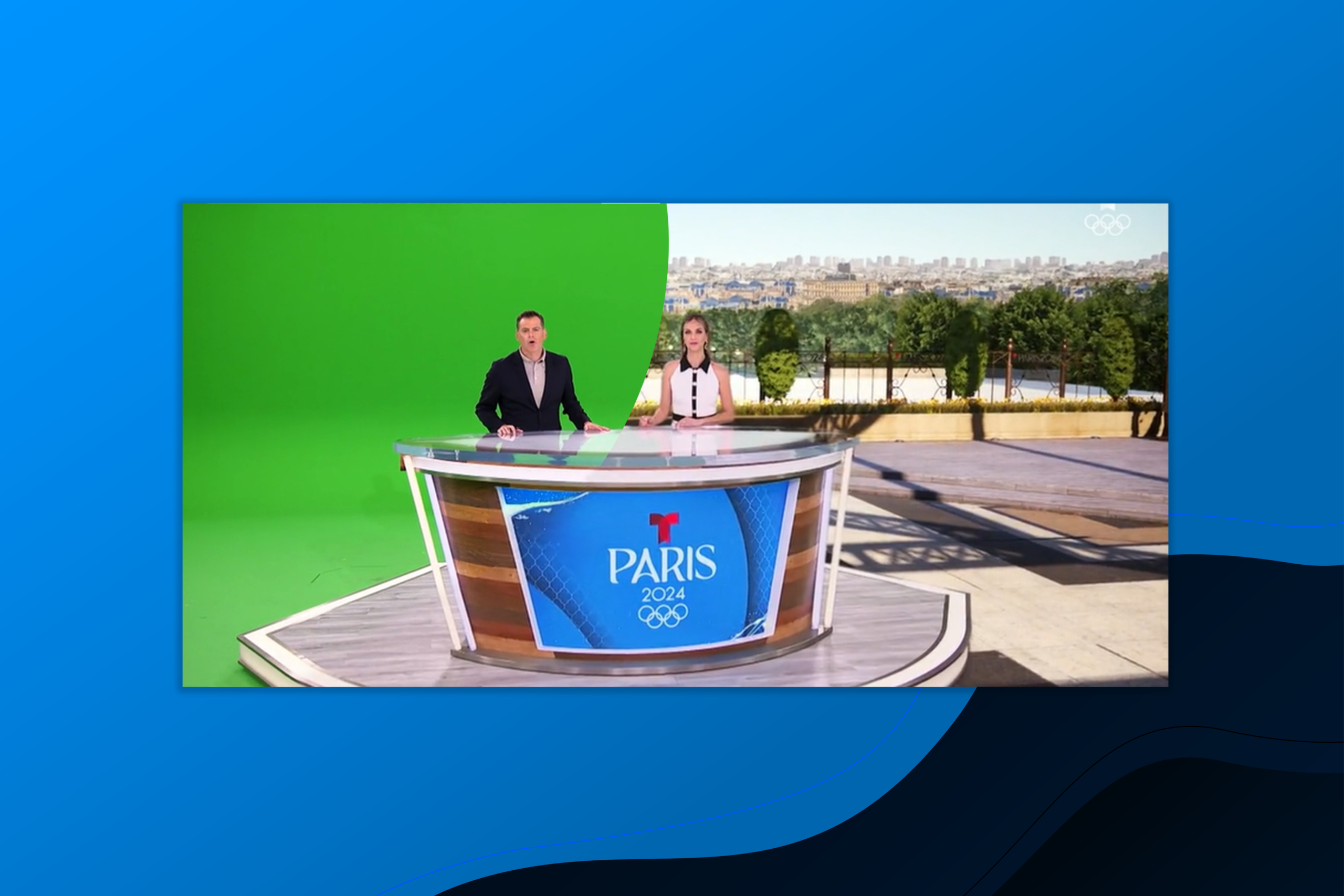 Telemundo Successfully Launches Chyron Virtual Set and Live Graphics Package for Paris Remote ...