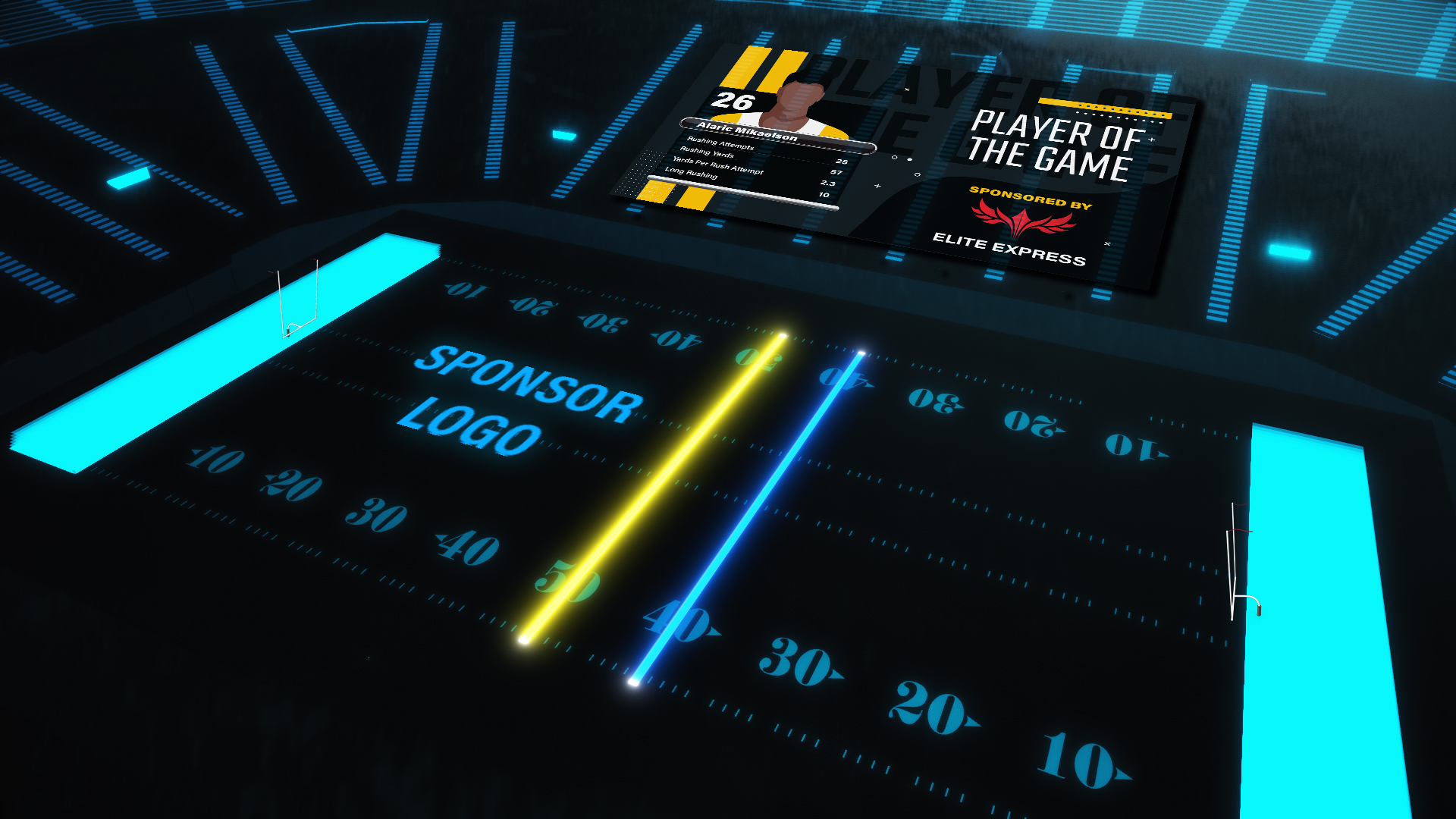 Bring American Football to Life with Virtual Placement - Chyron